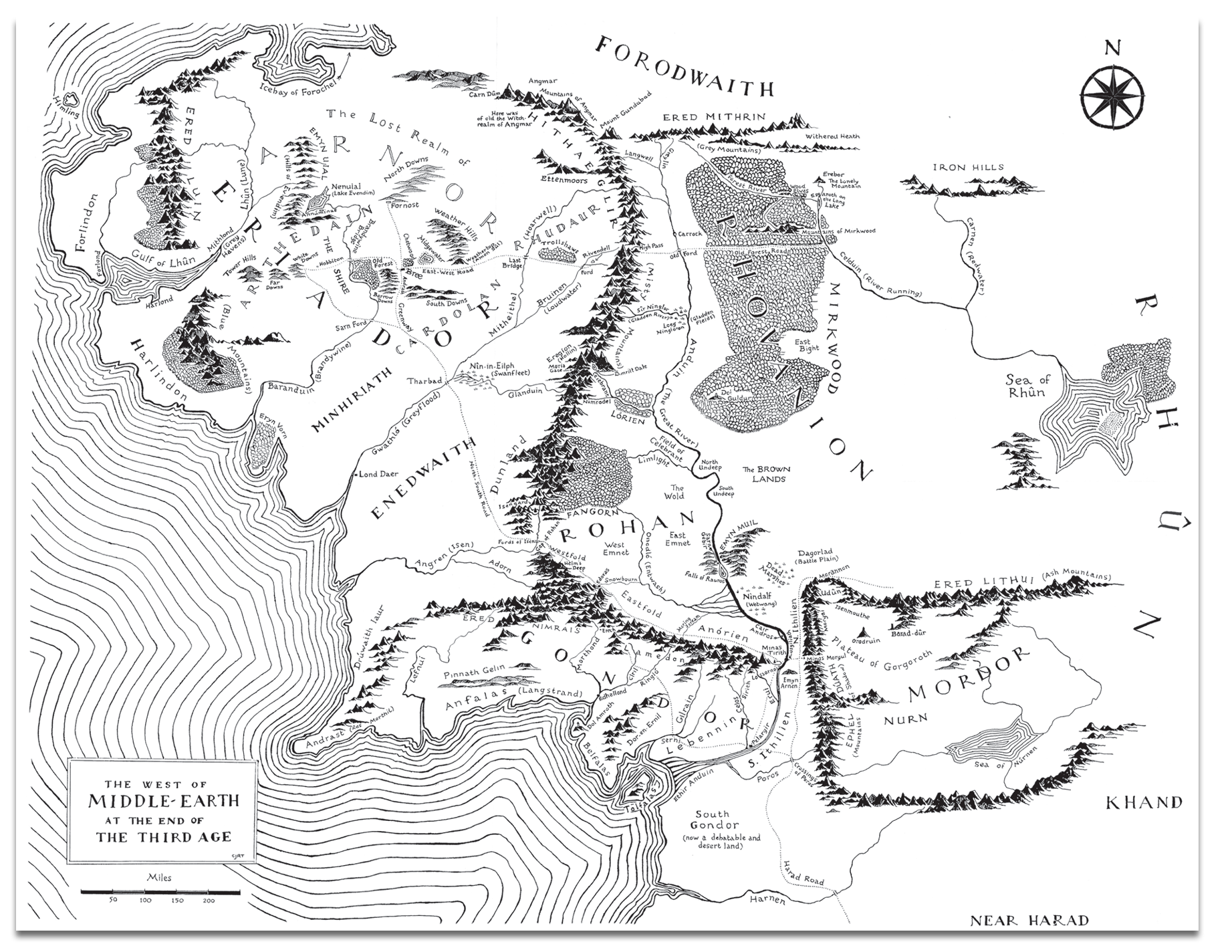 文件:Christopher Tolkien - The West of Middle-earth.png - 魔戒中文维基 - 灰机wiki ...