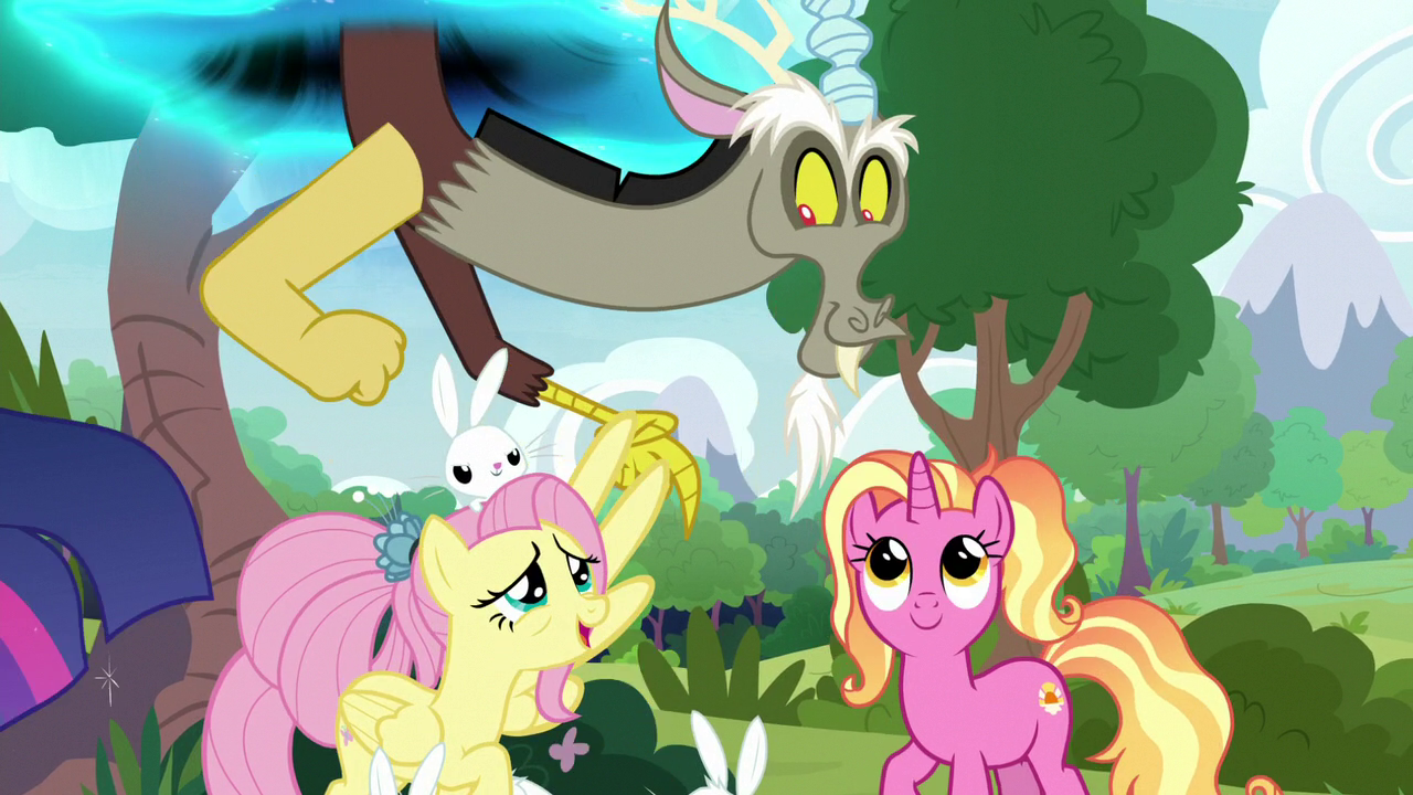 文件:Discord appears over Fluttershy and Luster S9E26.png - 小马中文维基 | MLP ...