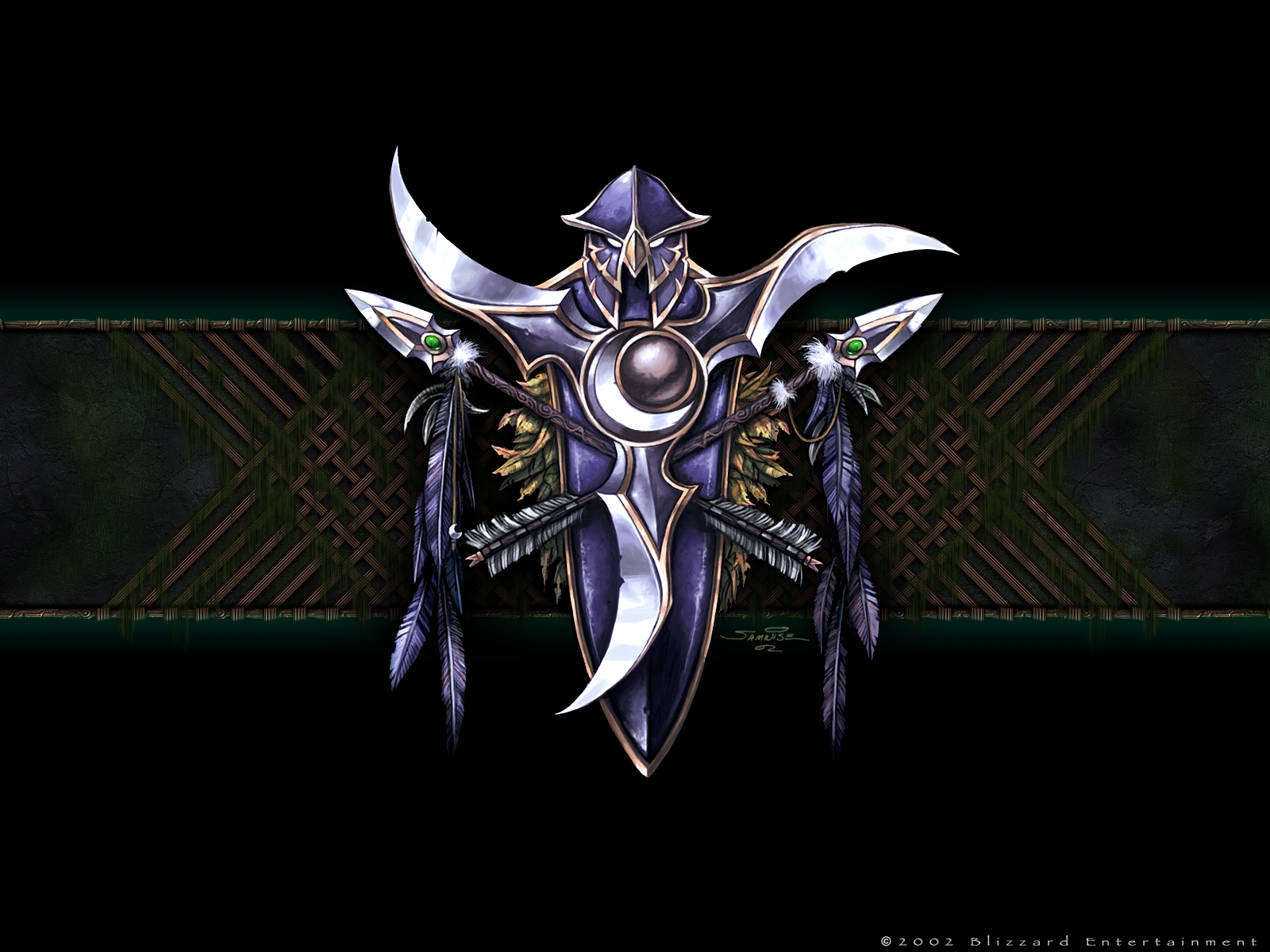文件:Night Elf Shield WC3 wallpaper.jpg - 魔兽世界中文维基，自由编辑的魔兽资料库 - 灰机wiki ...